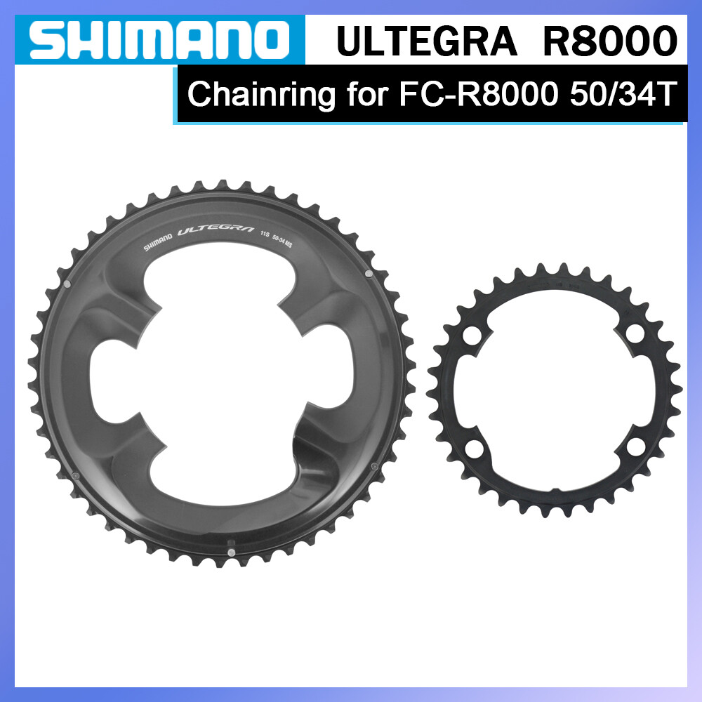 Shimano Ultegra FC-R8000 Bike Chainring Set 2x11-Speed 50/34T ...