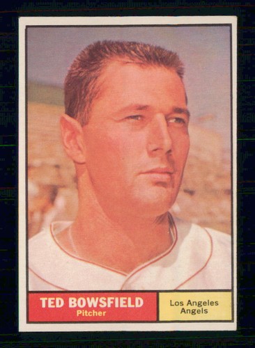 1961 TOPPS BASEBALL # 216 TED BOWSFIELD INV J8092 | eBay
