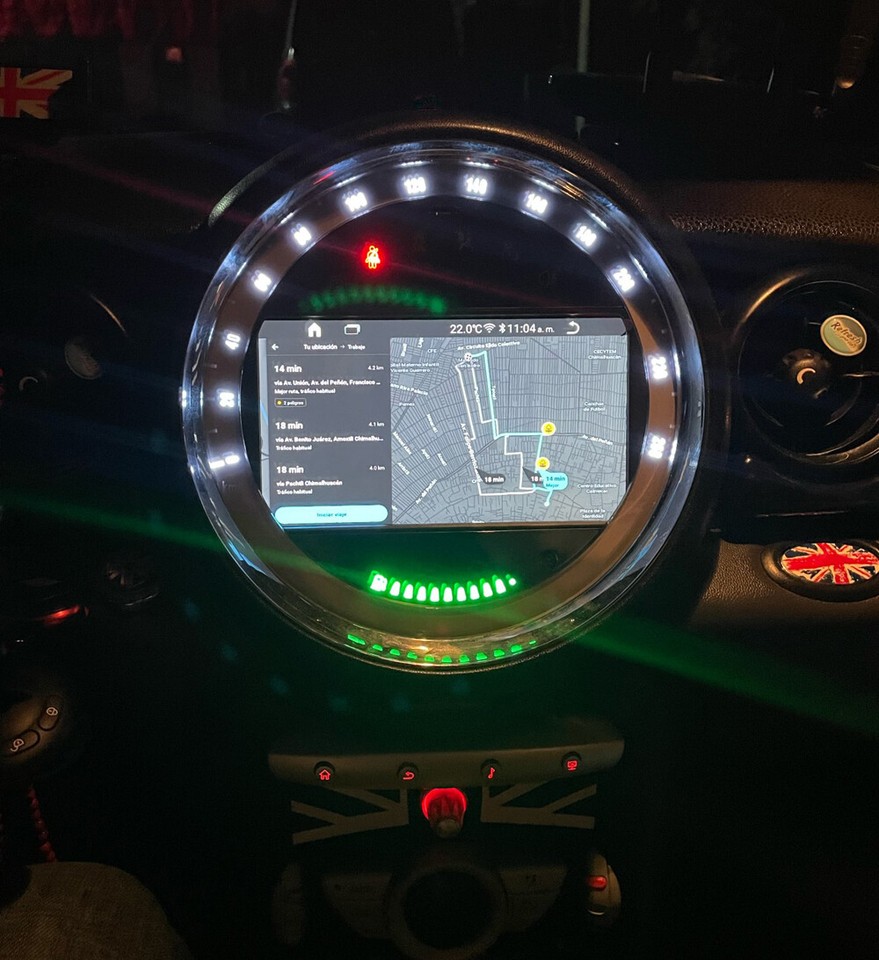 for Mini Cooper 2007-2016 R56 R60 Android 11 Satnav Radio Display ...