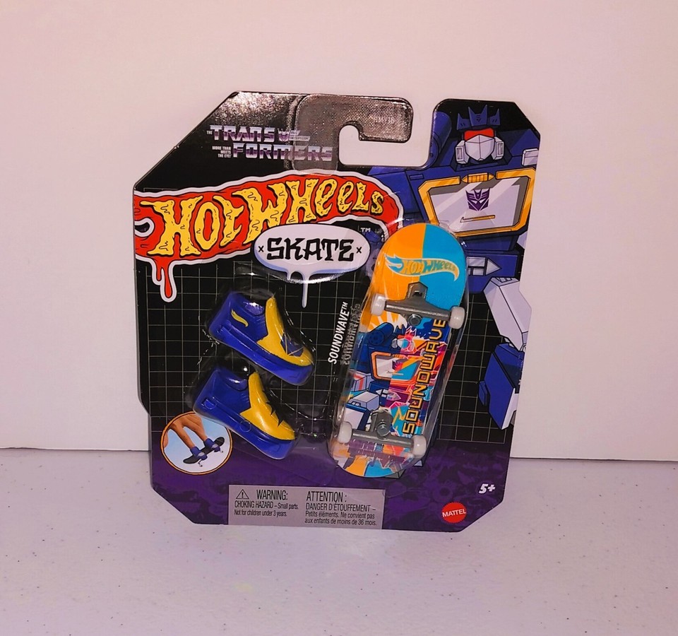 5 Hot Wheels Skate Transformers Bumblebee Optimus Starscream Soundwave ...