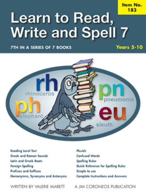 Learn to Read, Write & Spell Book 7 Yrs 5 to 10 (Item no.183) | eBay ...