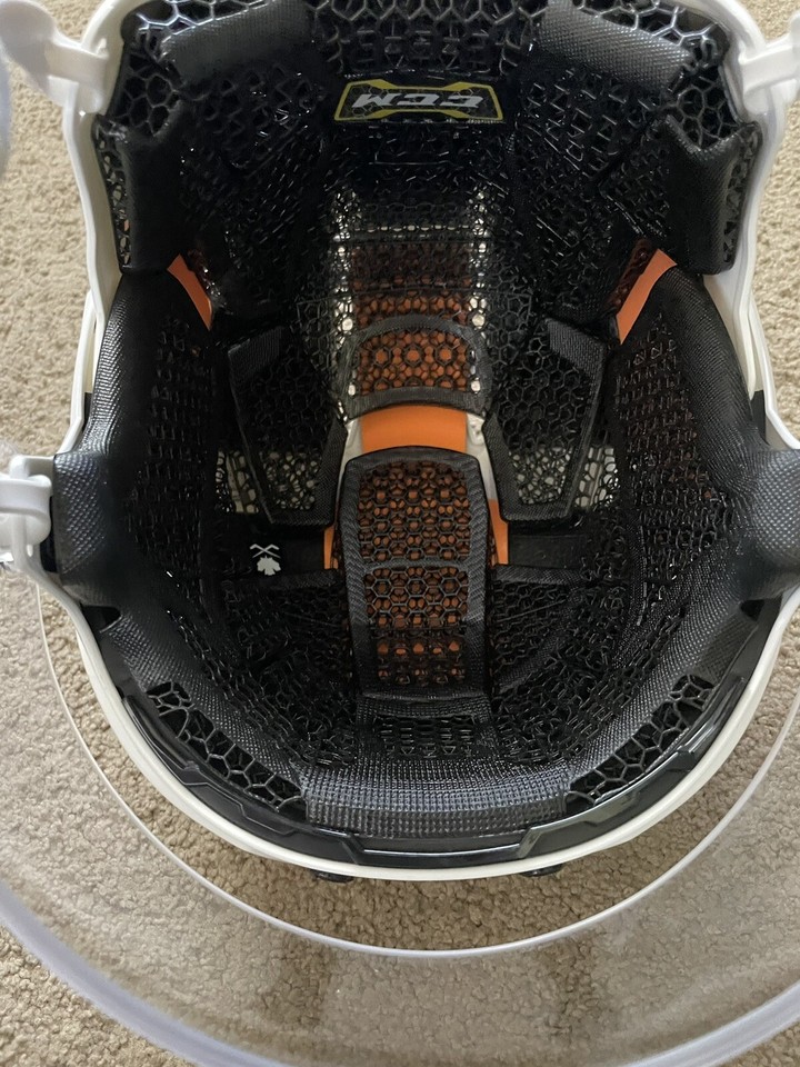 CCM Super Tacks X Hockey Helmet - Pro Stock HTSPTX White Alex Steeves ...