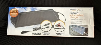 Thunderbolt Magnum Solar 1.5 Watt Solar Battery Trickle Charger | eBay