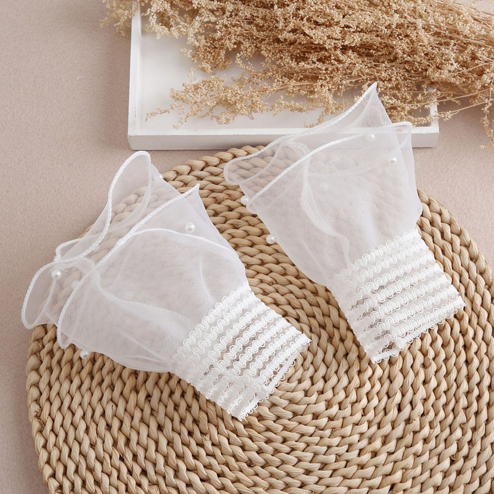 1 Pair Wrist Cuffs Fabric Hand Sleeve Wrist Cuff Detachable Hand Cuffs ...