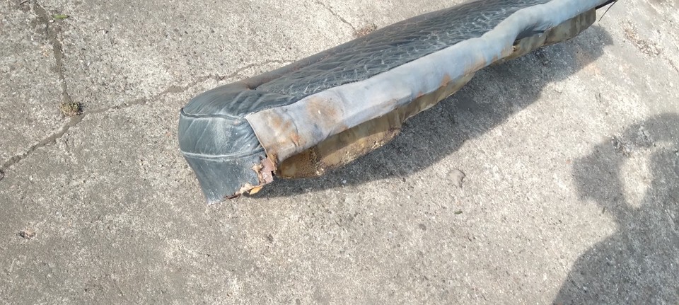 mk2 jaguar Daimler 250 v8 rear seat squab Base Navy bluish no rips or ...