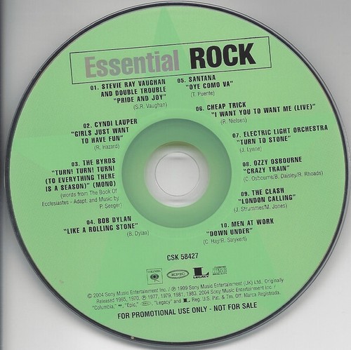 Various - The Essential Rock Sampler (CD, Comp, Promo) (Mint (M ...