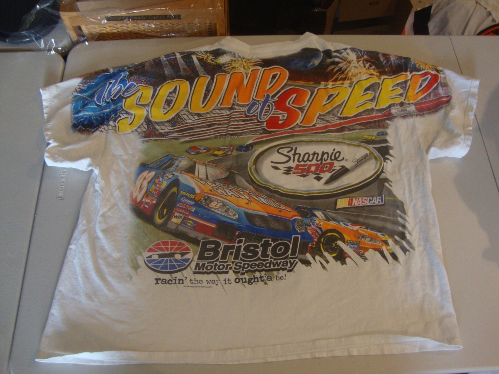 Vintage Sharpie 500 Bristol Motor Speedway Nascar All… - Gem