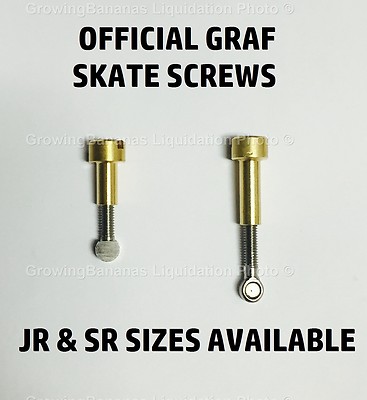 Official Graf Hockey Skates Brass Screw Assembly! Holder Runner Screws ...