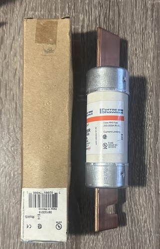 Mersen TR200R Tri-Onic Class RK5 Fuse, 200A, 250V Current-Limiting Time ...