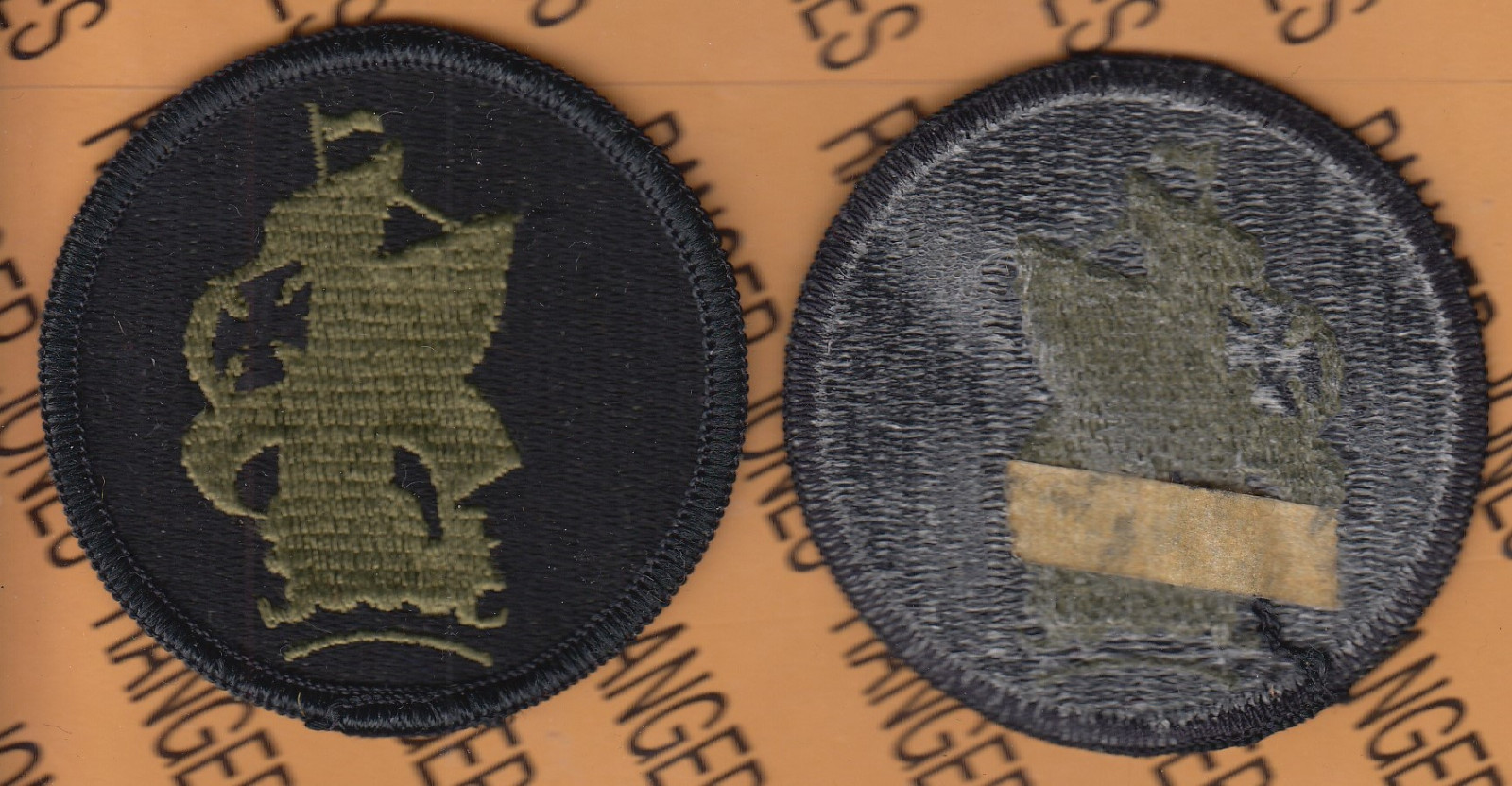 US Army School of the America's Cadre OD Green & Black BDU patch m/e | eBay