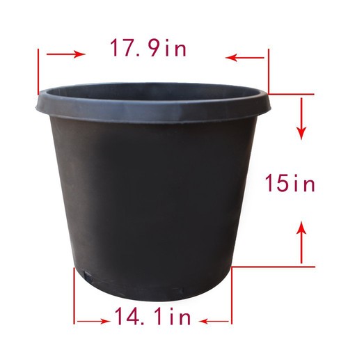 NEW Black Trade Gallon Root Garden Container Premium Nursery Pot | eBay