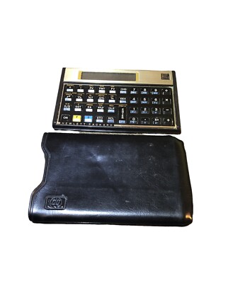 Hewlett Packard HP 12C Financial Calculator With Slip Case Tested ...