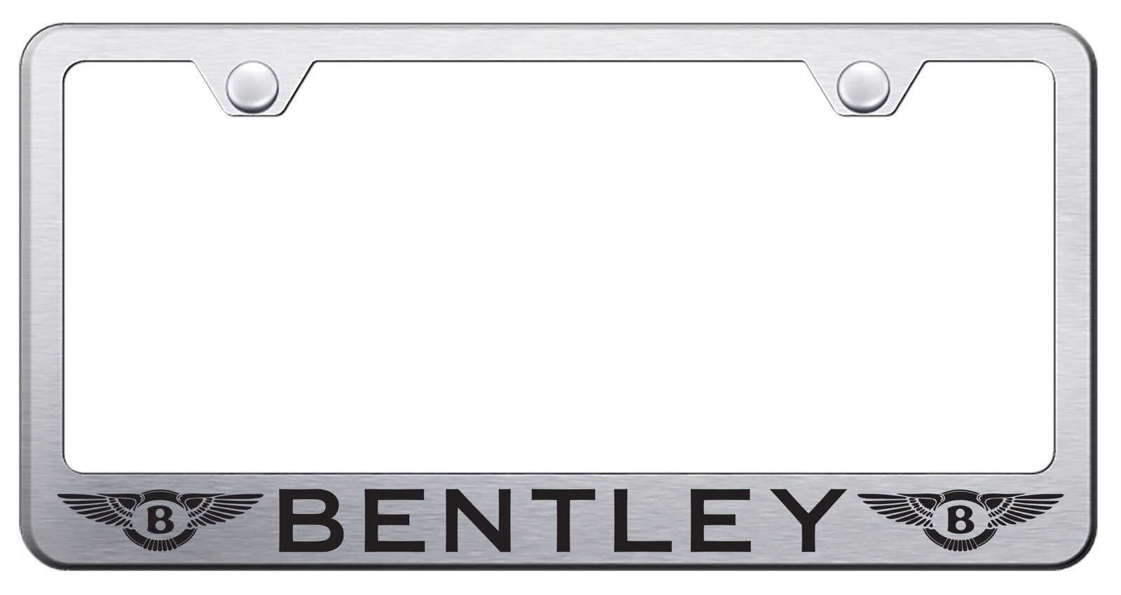 "BENTLEY" License Plate Frame, Custom Made of Chrome Plated Metal | eBay