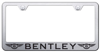 "BENTLEY" License Plate Frame, Custom Made of Chrome Plated Metal | eBay