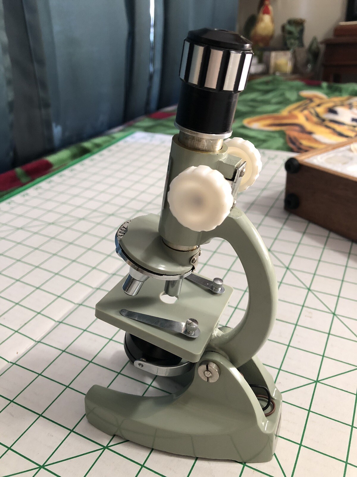Vintage Tasco Deluxe High-Quality Microscope w/Original Case & Bonus 50 ...