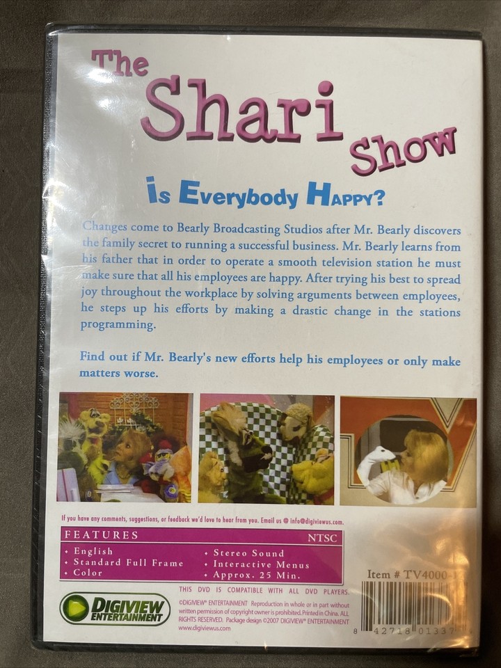 The Shari Show (DVD) NEW Slim Case Is Everybody Happy English Full ...