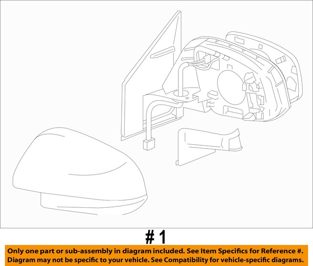OEM Toyota Rav4 Right Side Mirror One Month for sale online | eBay