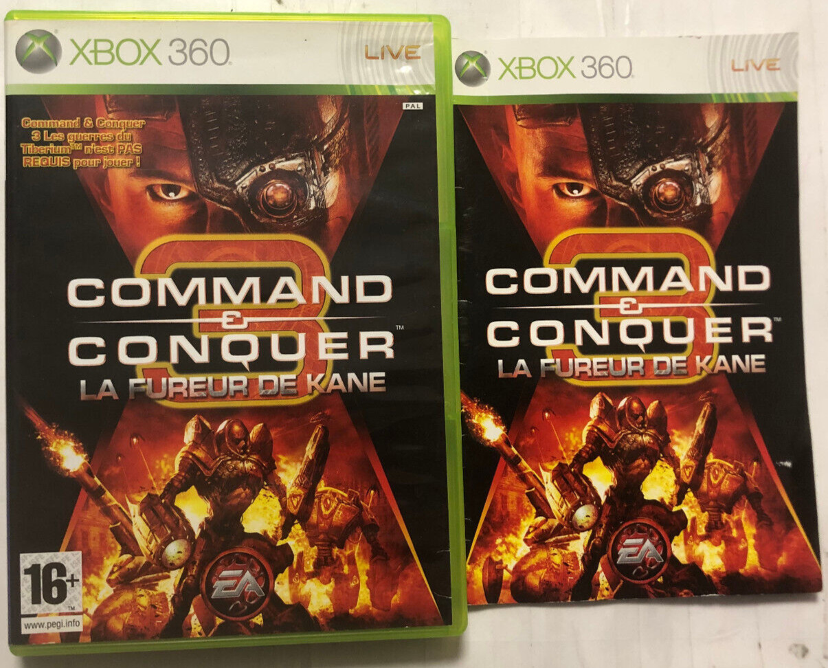Command and Conquer 3 : La Fureur de Kane Xbox 360 PAL - Prix - Photo ...