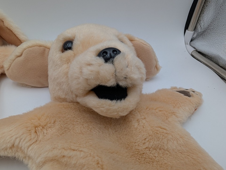 Puppet Co Brown Dog Puppy Labrador Plush 9 Inch Lot of 3 Stuffed Animal ...