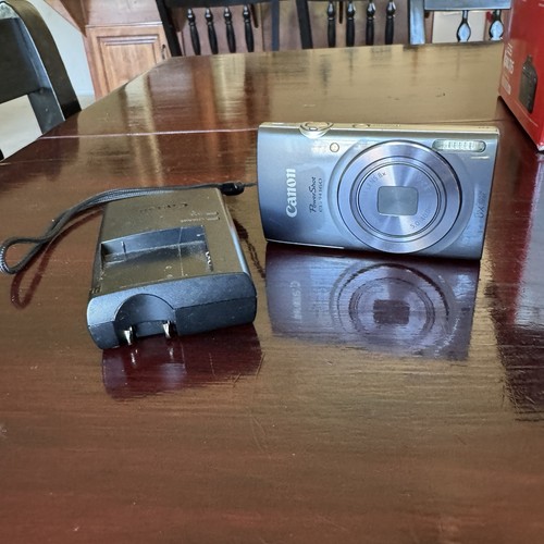 Canon PowerShot ELPH 160 Gray Digital Camera Digicam 8x Optical Zoom W ...
