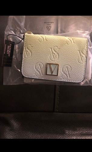 Victoria’s Secret Foldable Card Case in Blue Ombré Wallet Keychain NEW ...