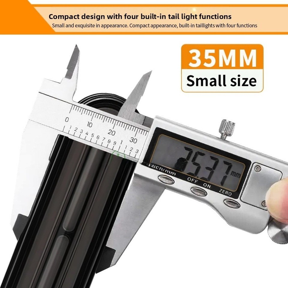 Motorcycle 60 LED Tail Light with Brake Stop and Direction Indicator ...