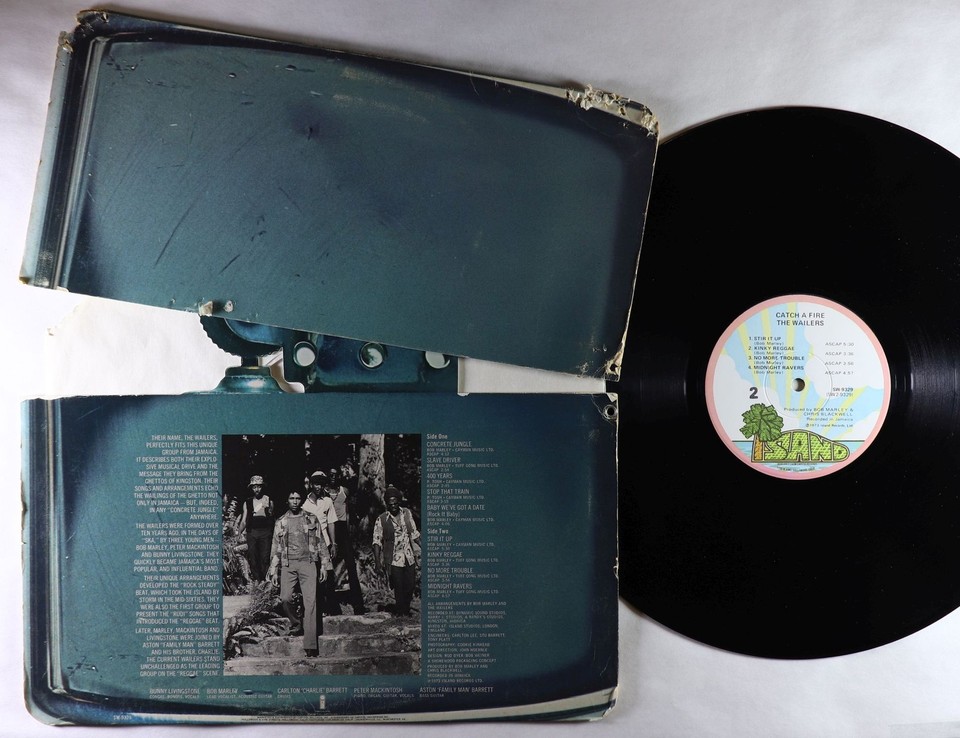 Bob Marley & The Wailers - Catch A Fire LP - Island OG Press Zippo Cover VG+ | eBay
