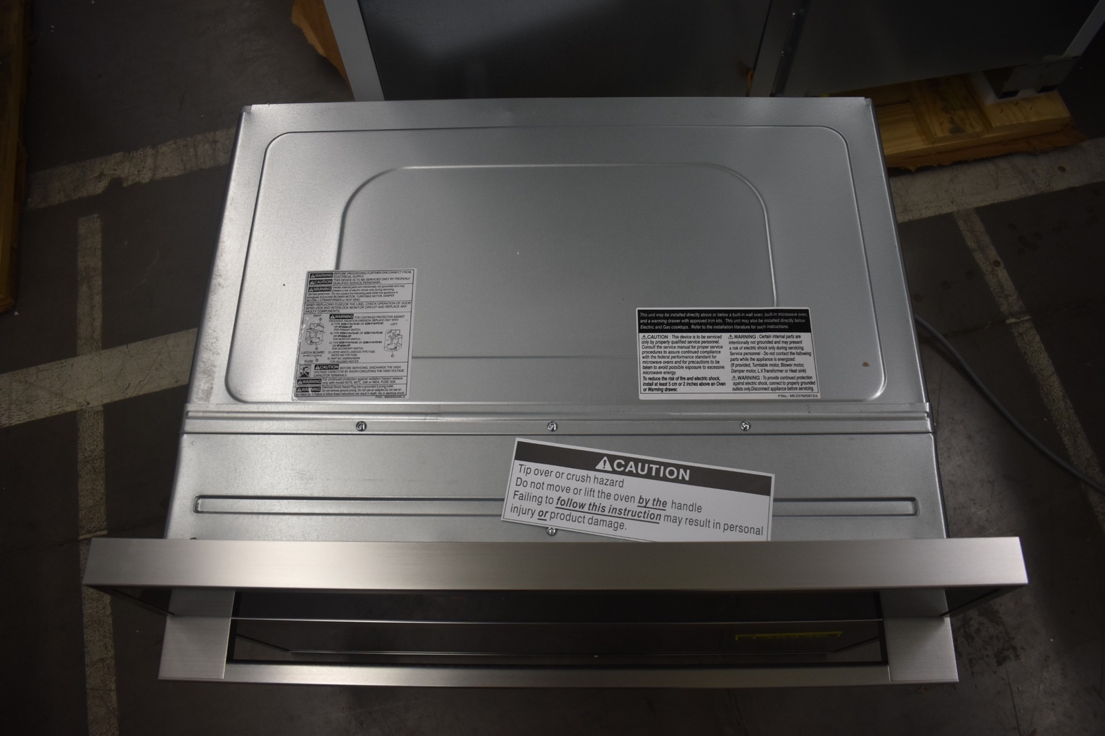 GE Monogram ZSB9121NSS 27" Stainless Sgl Electric 5-in-1 Wall Oven NOB ...