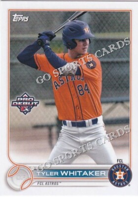 2022 Topps Pro Debut Tyler Whitaker PD-88 FCL Astros | eBay