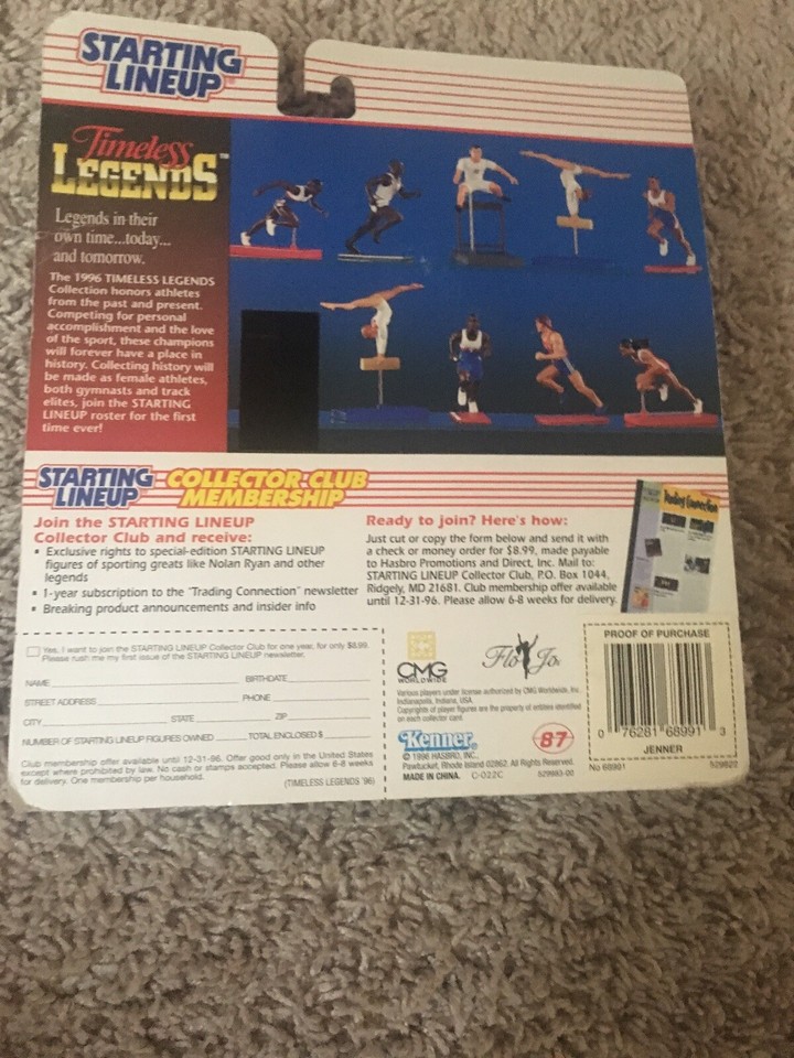 Kenner Starting Lineup 1996 Bruce Jenner Timeless Legends | eBay