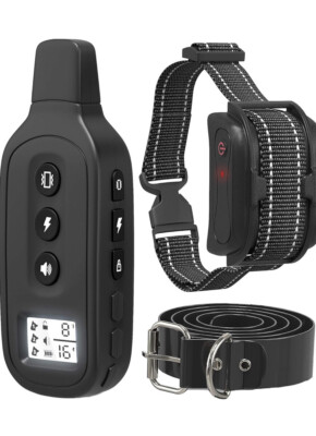 Dog Training Collar and Remote for Dogs sizes 15-100 Lbs. 1200 ft Range ...