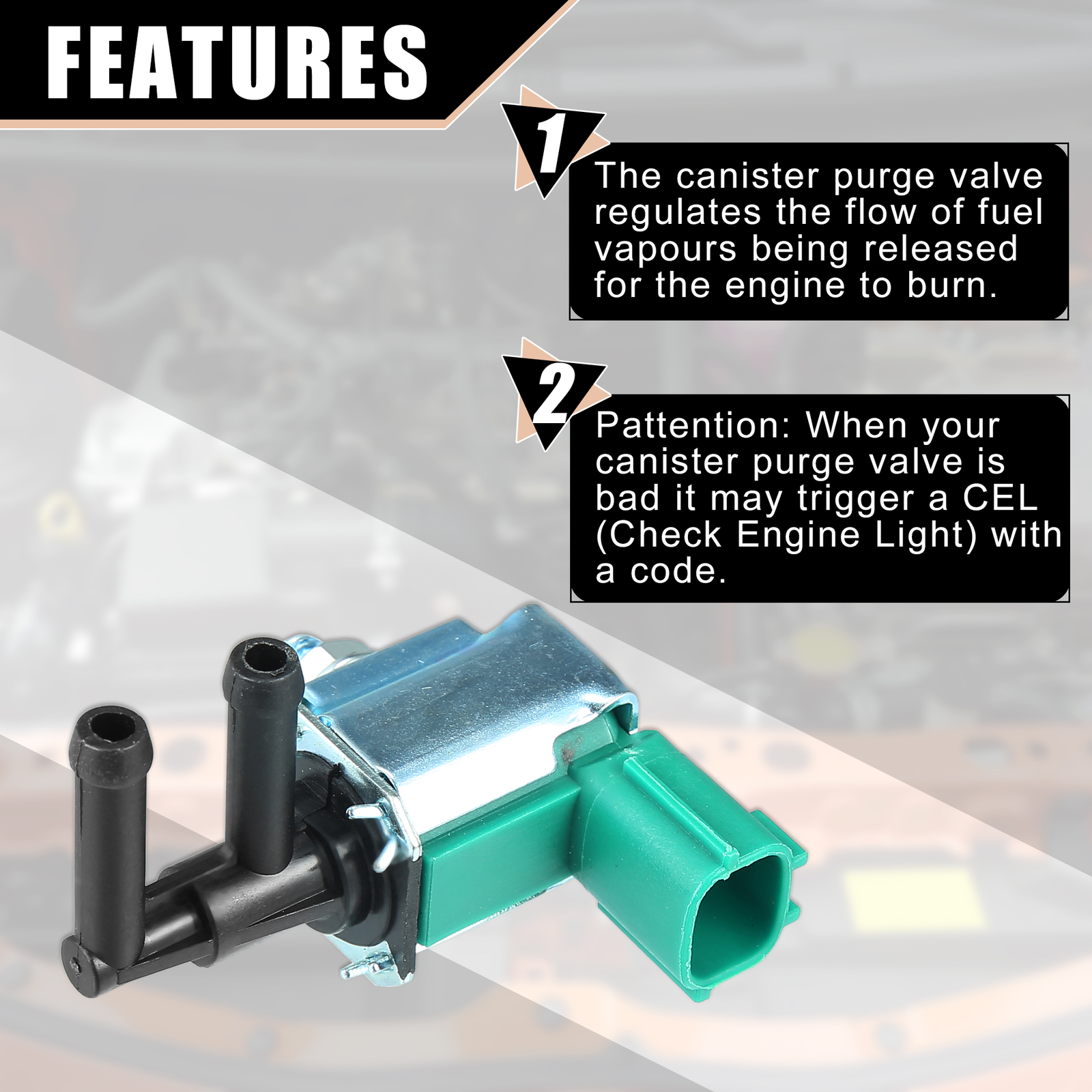Vapor Canister Vacuum Solenoid Valve for Nissan Pathfinder Frontier ...