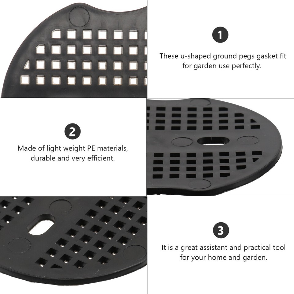 Set of 2 Garden Nail Spacers Landscape Stake Gaskets Fence Staples ...