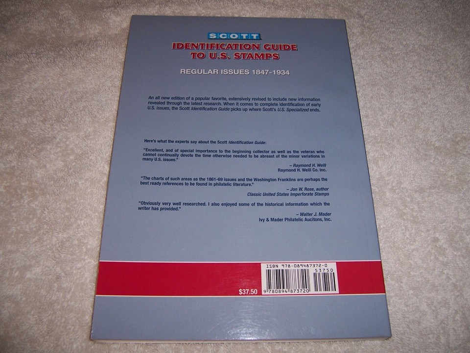 Scott Identification Guide to U.S. Stamps Regular Issues, 1847-1934 ...