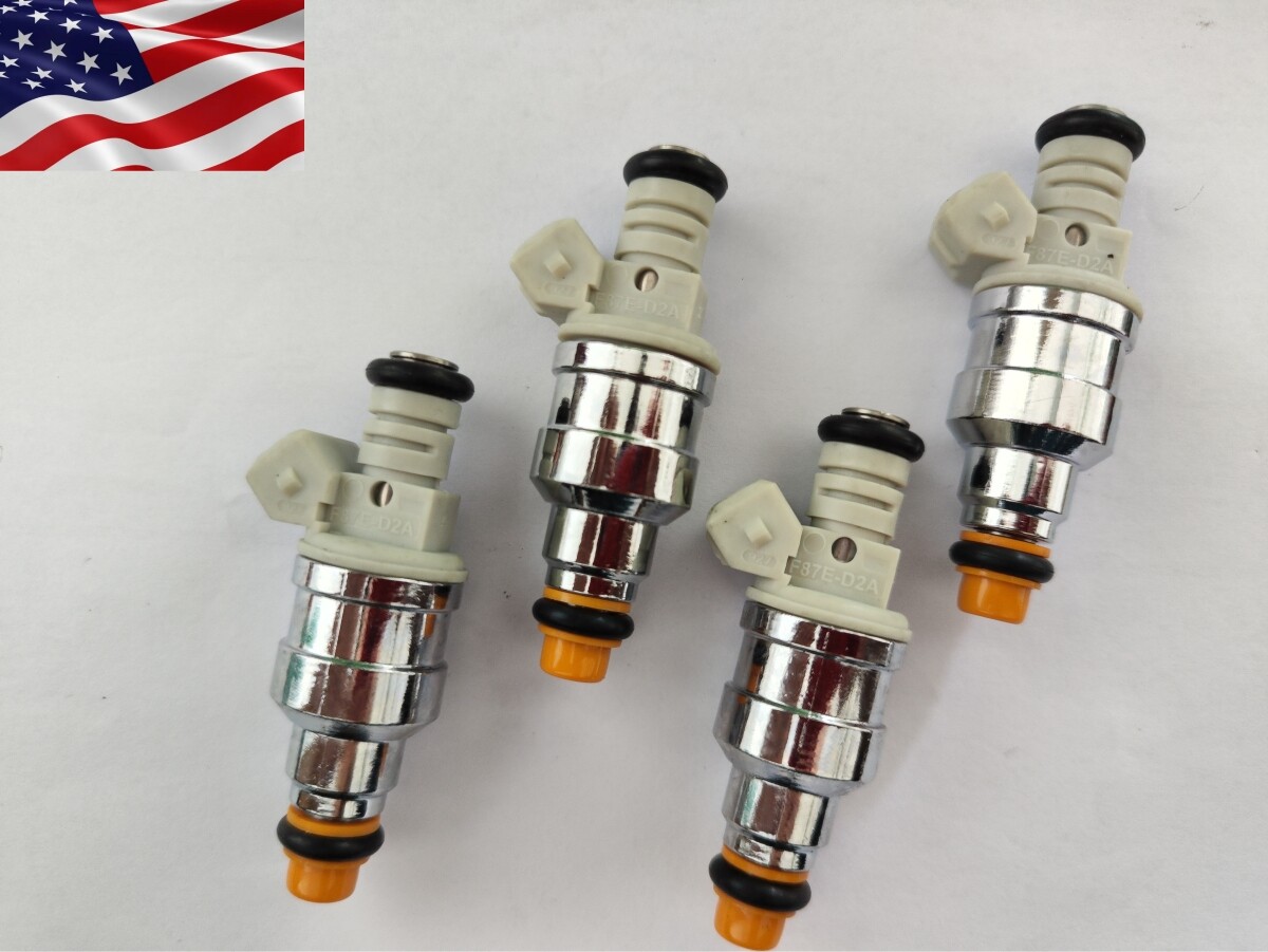 Fuel Injectors F87E-D2A 4PCS for Ford Ranger Mazda B2500 Mustang Tempo ...