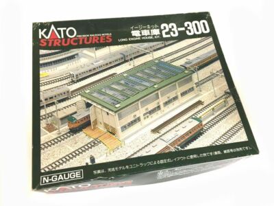 Kato N Gauge Precision Railroad Models Structures Long Engine House Kit ...
