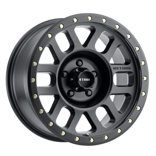 Method MR309 Grid 17x8.5 0mm Offset 5x5 94mm CB Matte Black Wheel | eBay