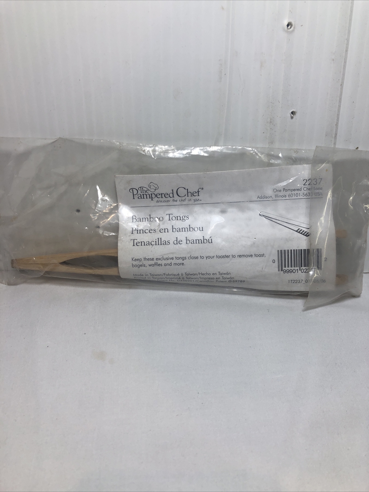 Pampered Chef Retired Bamboo Tongs Discontinued 2237 for sale online | eBay