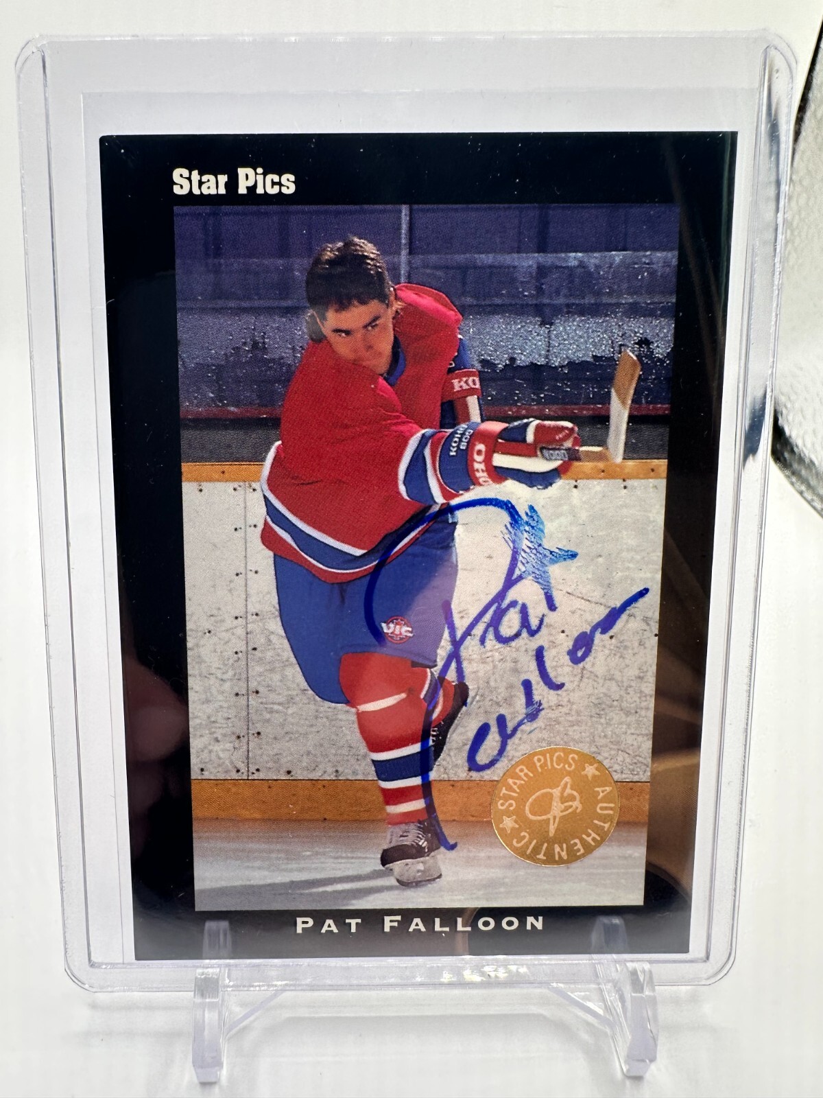 1991 Star Pics Auto Pat Falloon #2 Auto | eBay