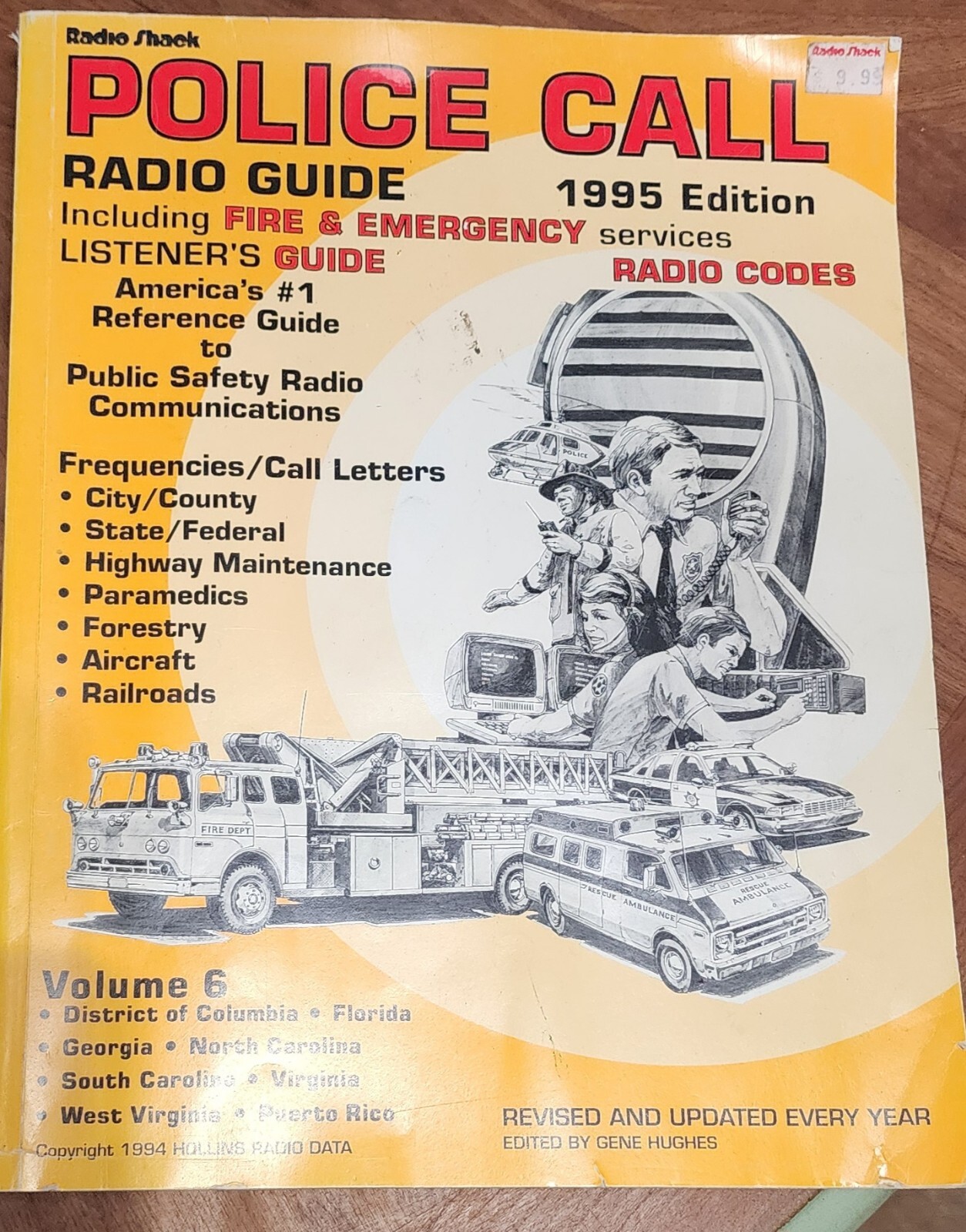 Vintage Radio Shack Police Call Radio Guide 1995 Edition Volume 6 | eBay