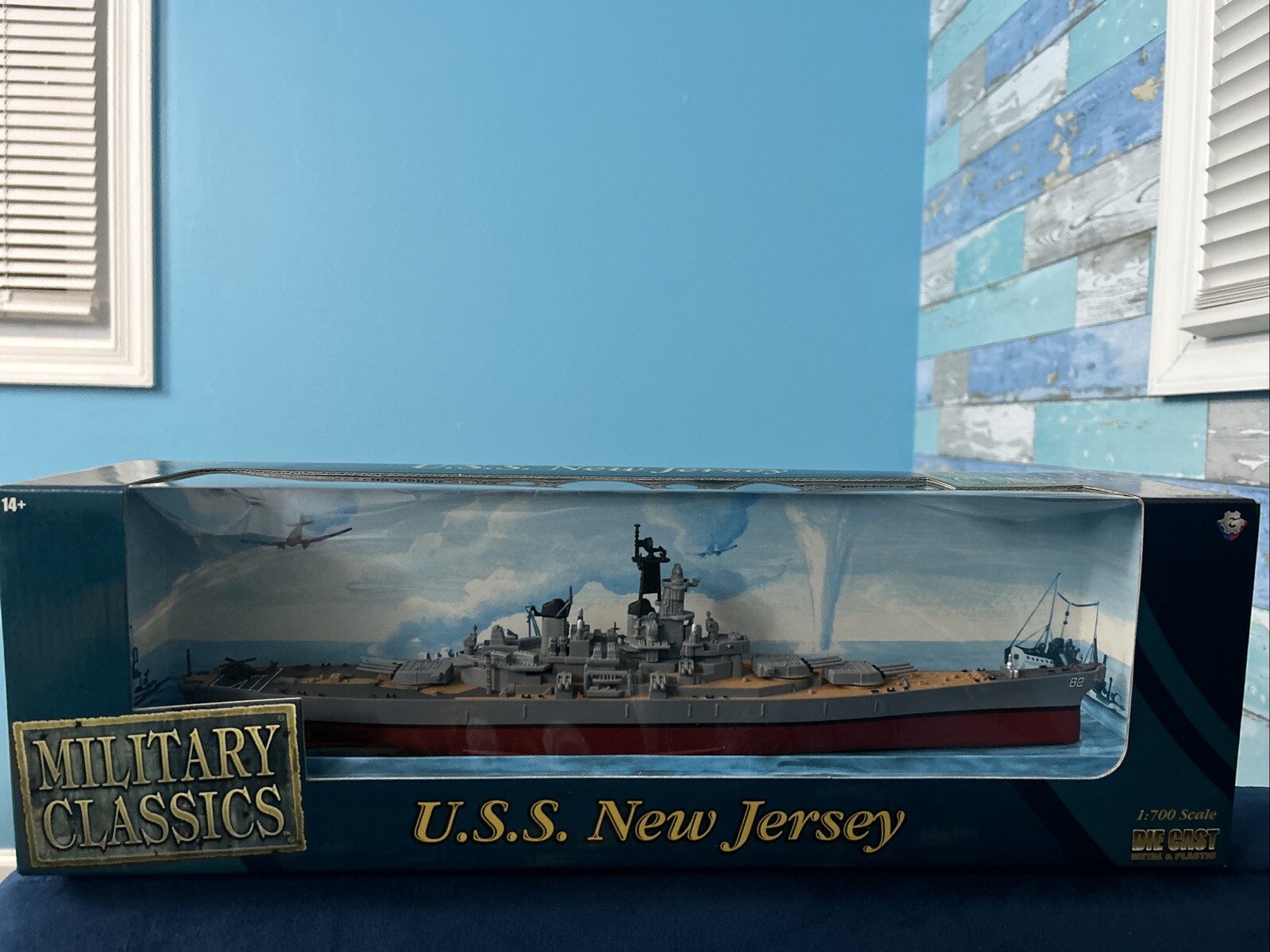 Gearbox Toys Military Classics U.S.S. New Jersey BB-62 1:700 Scale 2004 | eBay