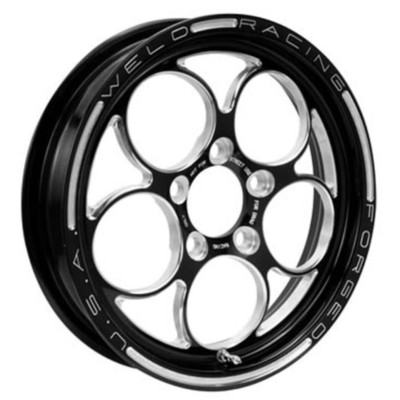 Weld Racing Magnum 2.0 Drag Front Runner 1-Piece Black 15" x 3.5" 2.25 ...