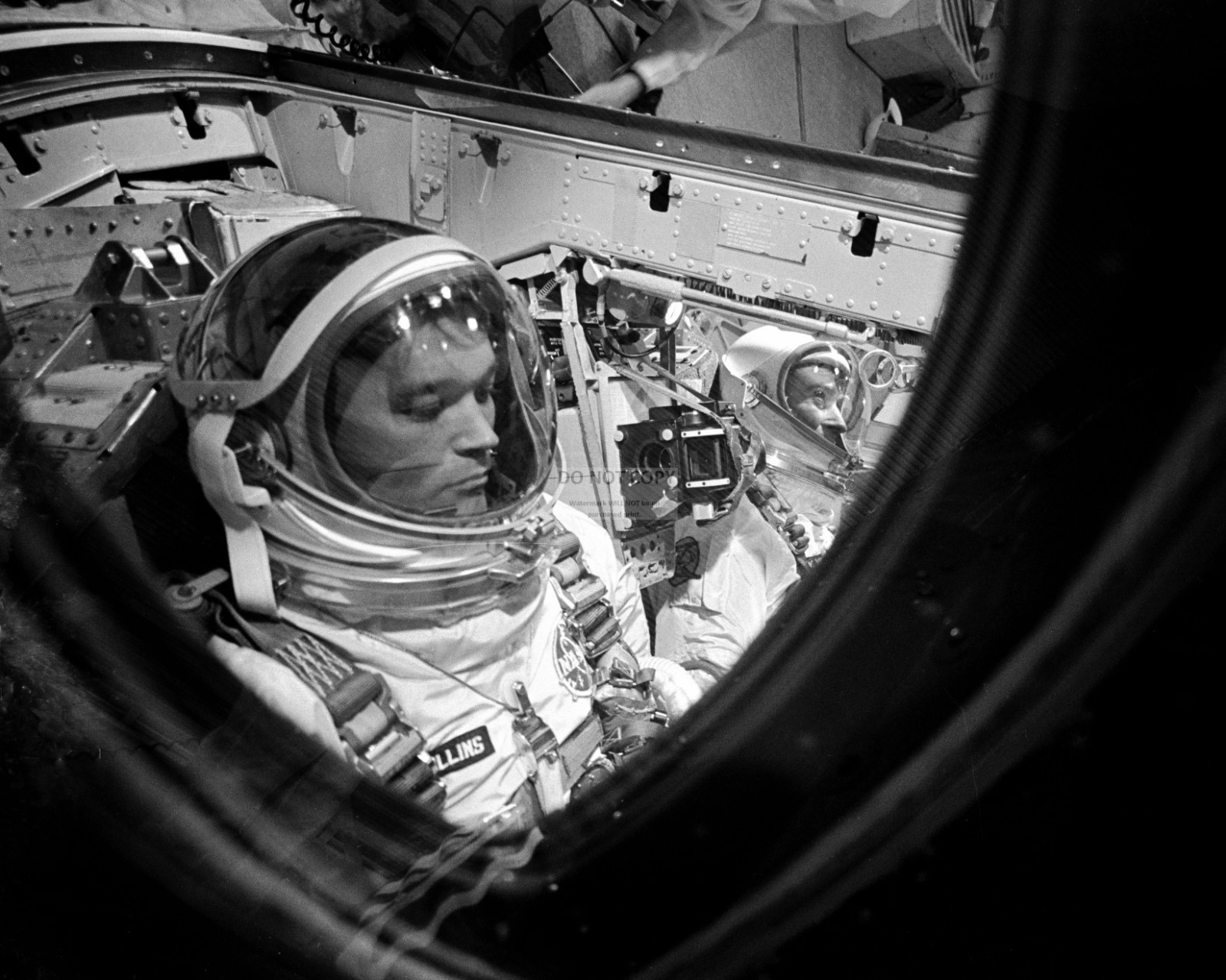 Michael Collins Astronaut In Space
