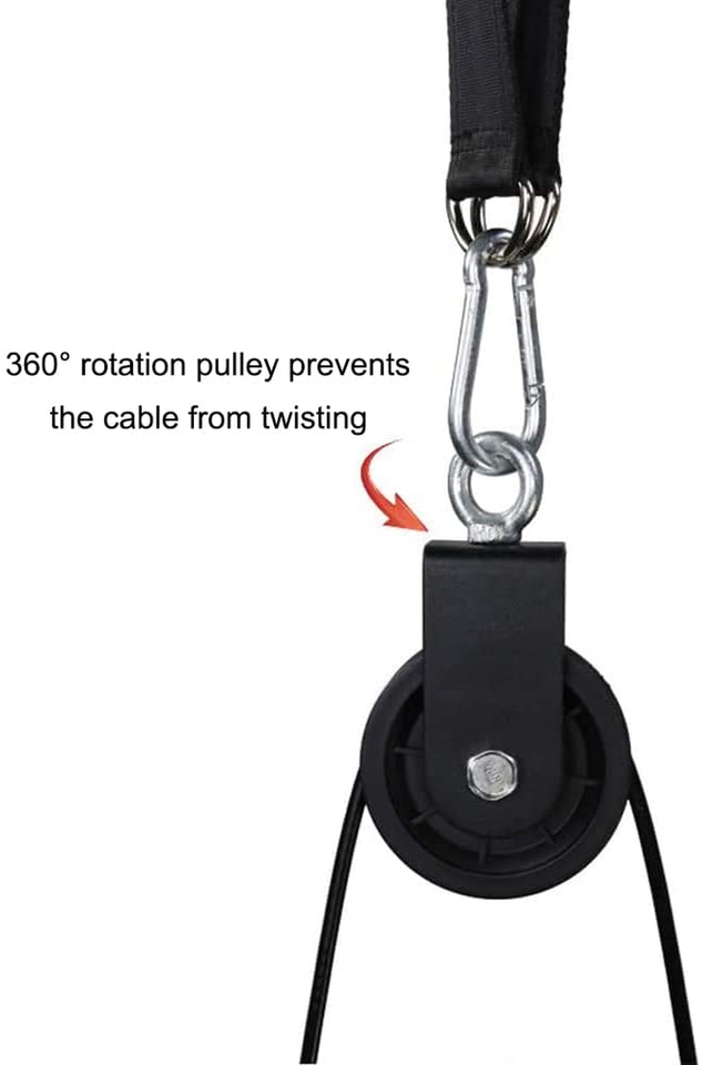 LAT Pull down and Lift Weight Pulley System Cable Machine Pulley ...