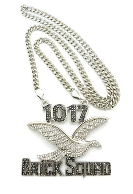 1017 BRICK SQUAD PENDANT WITH 6mm 30" CUBAN CHAIN | eBay