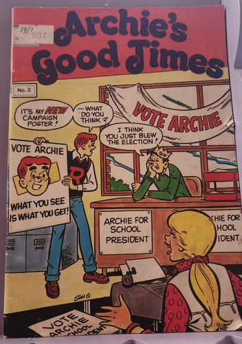 Archie's Good Times Comic, No 3 from 1983 | eBay