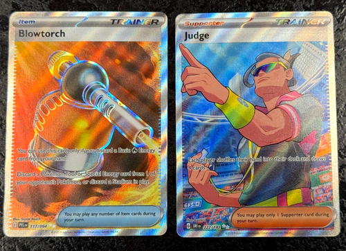 POKÉMON TCG BLOWTORCH-JUDGE TRAINER CARDS (SET OF 2) | eBay UK