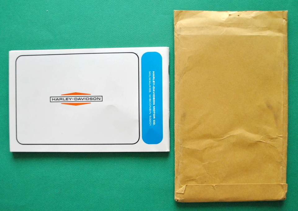 Original Vintage 1967 Harley Rider Hand Book Owners Manual XLH XLCH ...