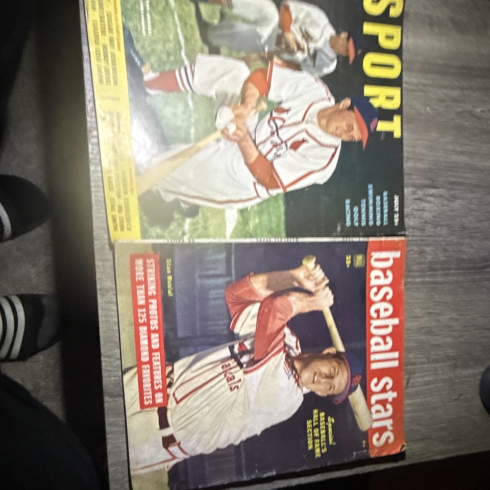 Vintage Baseball Magazines Stan Musial St. Louis Cardinals 1949 1950 ...