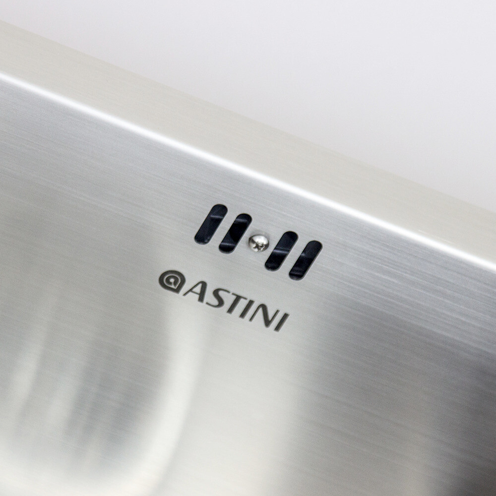Astini Belfast 800 2.0 Bowl Brushed Stainless Steel Kitchen Sink ...